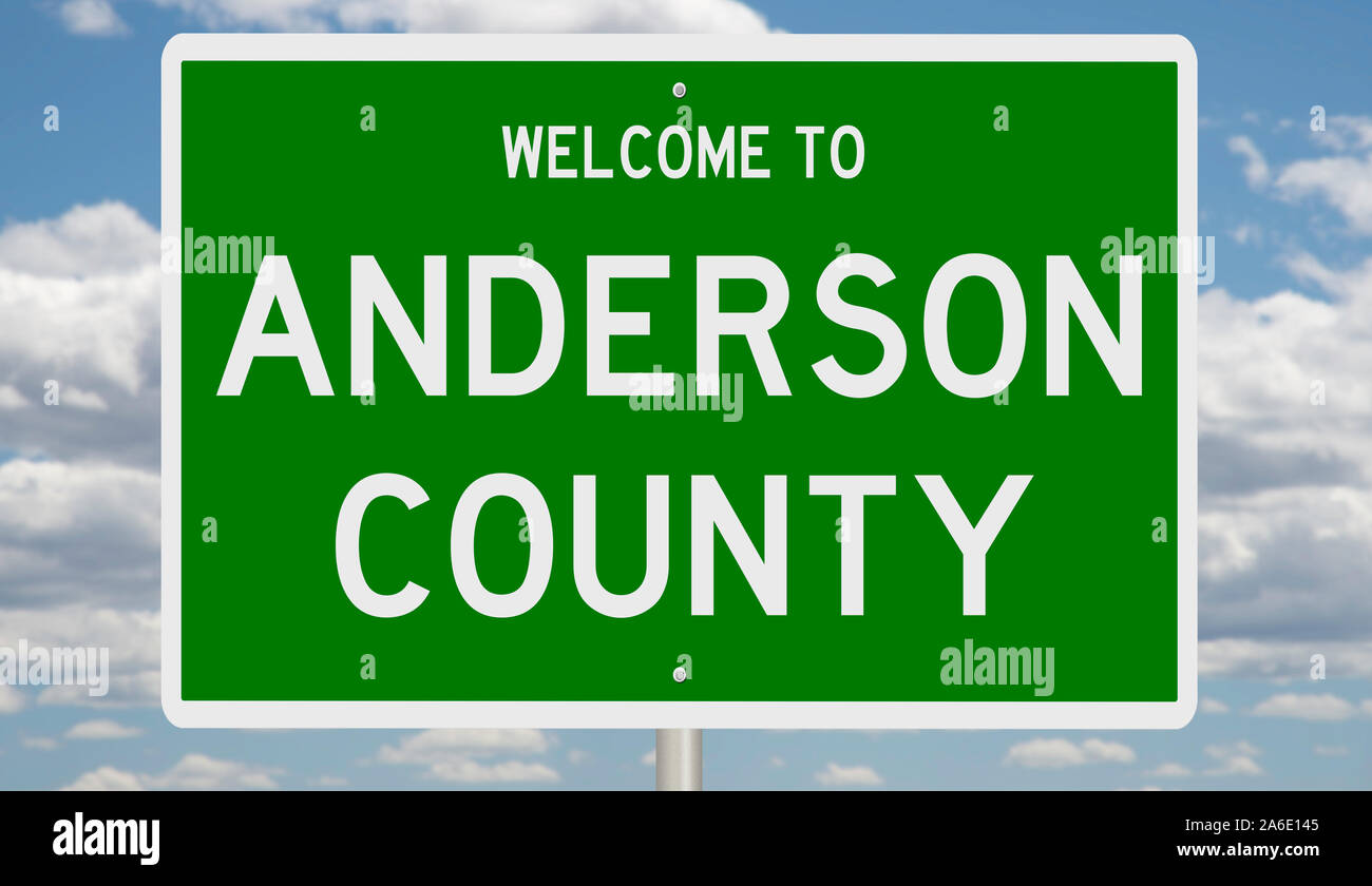 Anderson county sign hi-res stock photography and images - Alamy