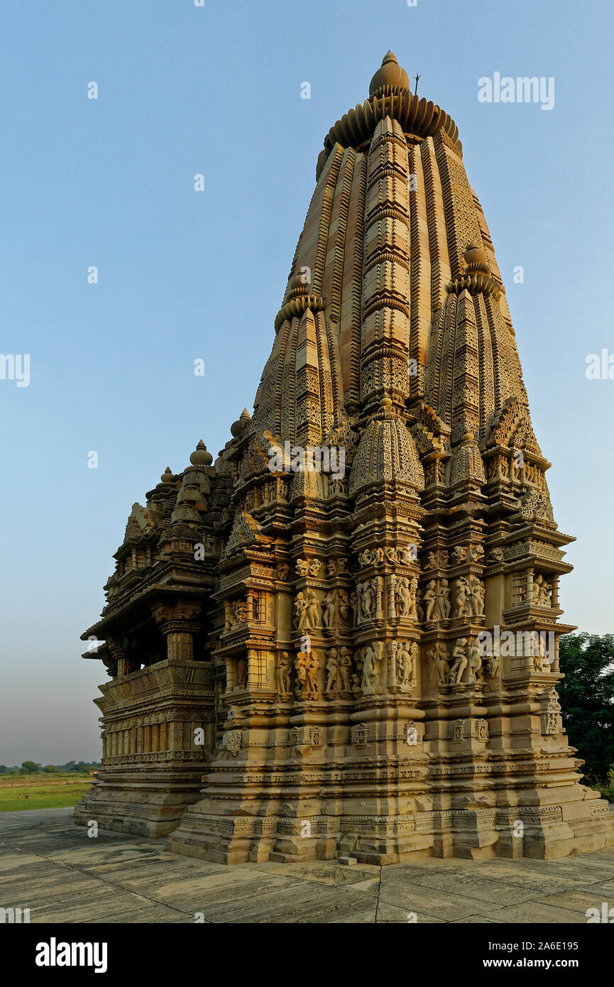 Javari Temple, Khajuraho Stock Photo - Alamy