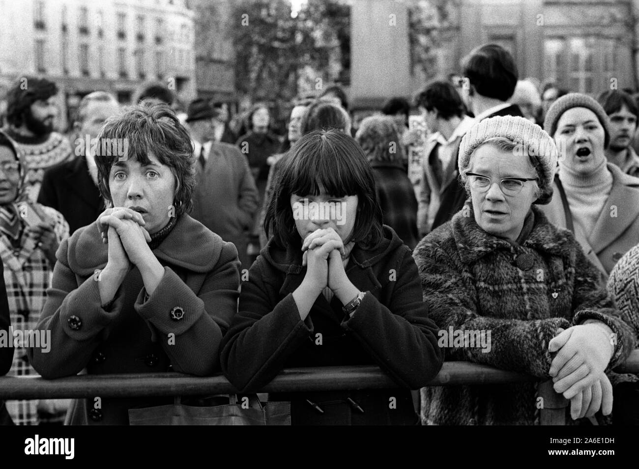 Peace People march against violence in Northern Ireland, 1976. Peace ...