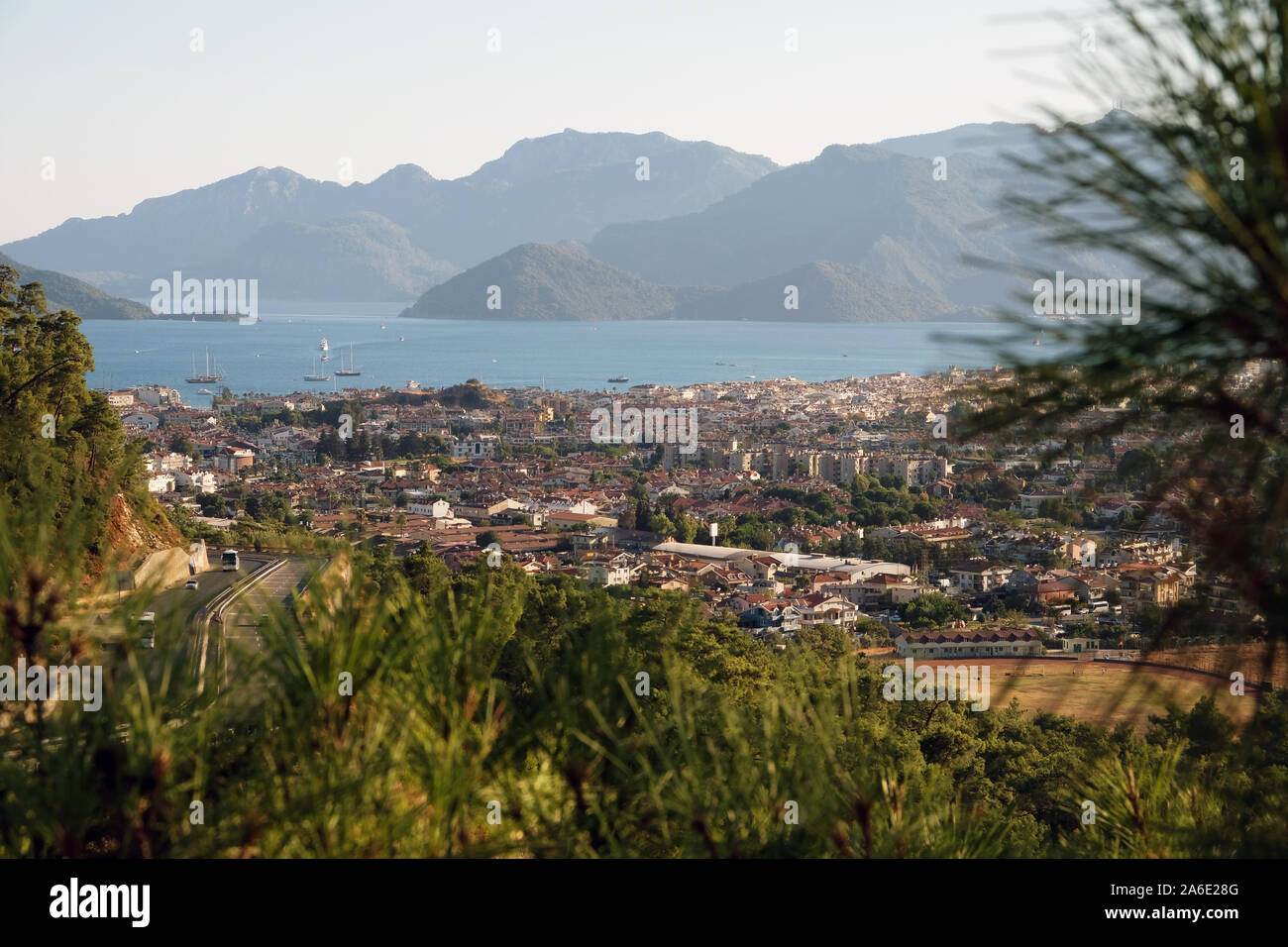 Marmaris from hill hi-res stock photography and images - Alamy