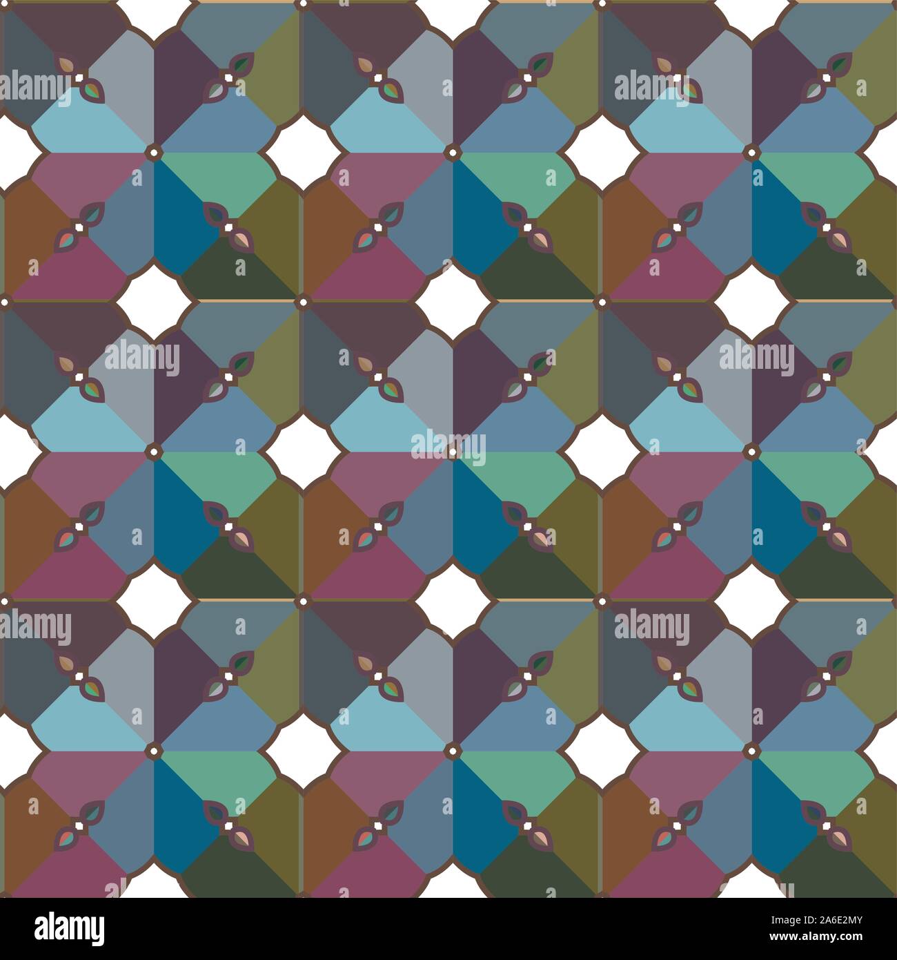 Seamless geometric ornamental vector pattern. Abstract background Stock ...