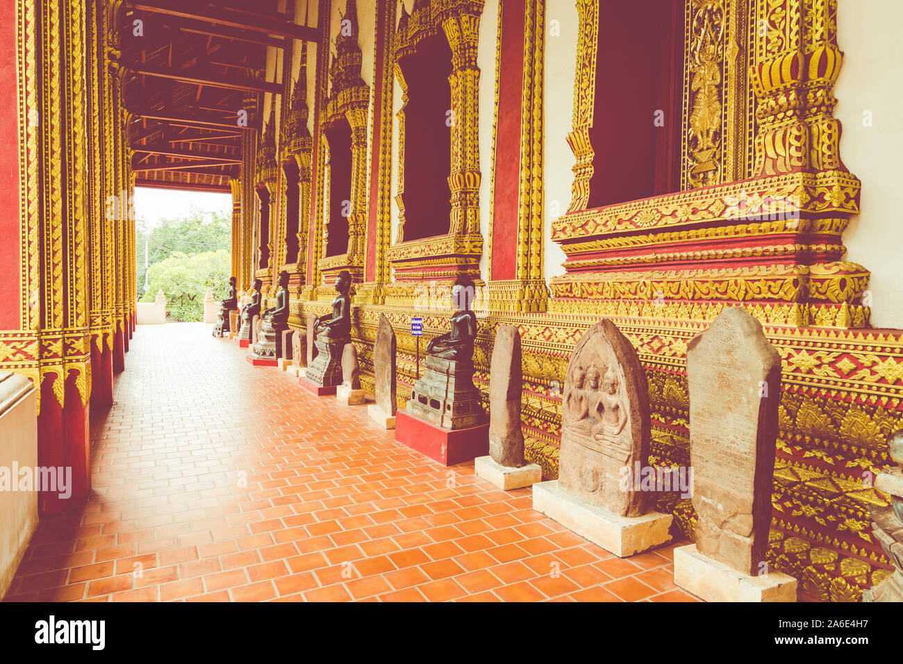 The Architecture and Ancient Buddha image and Sculpture Detail of (Hor ...