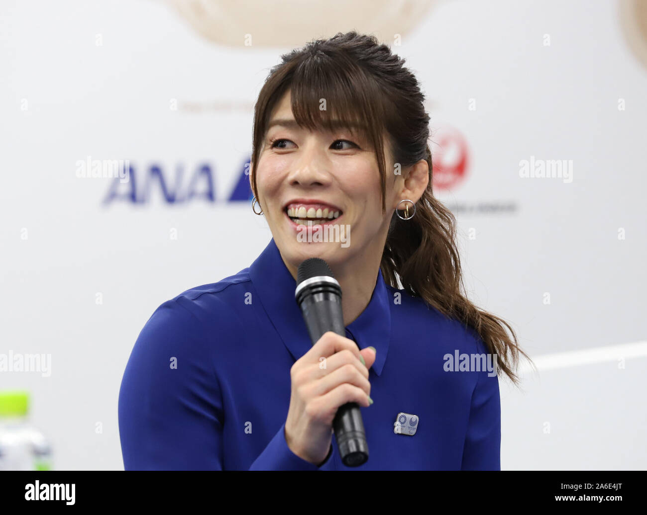 Tokyo, Japan. 25th Oct, 2019. Women's wrestling Olympic gold medalist ...