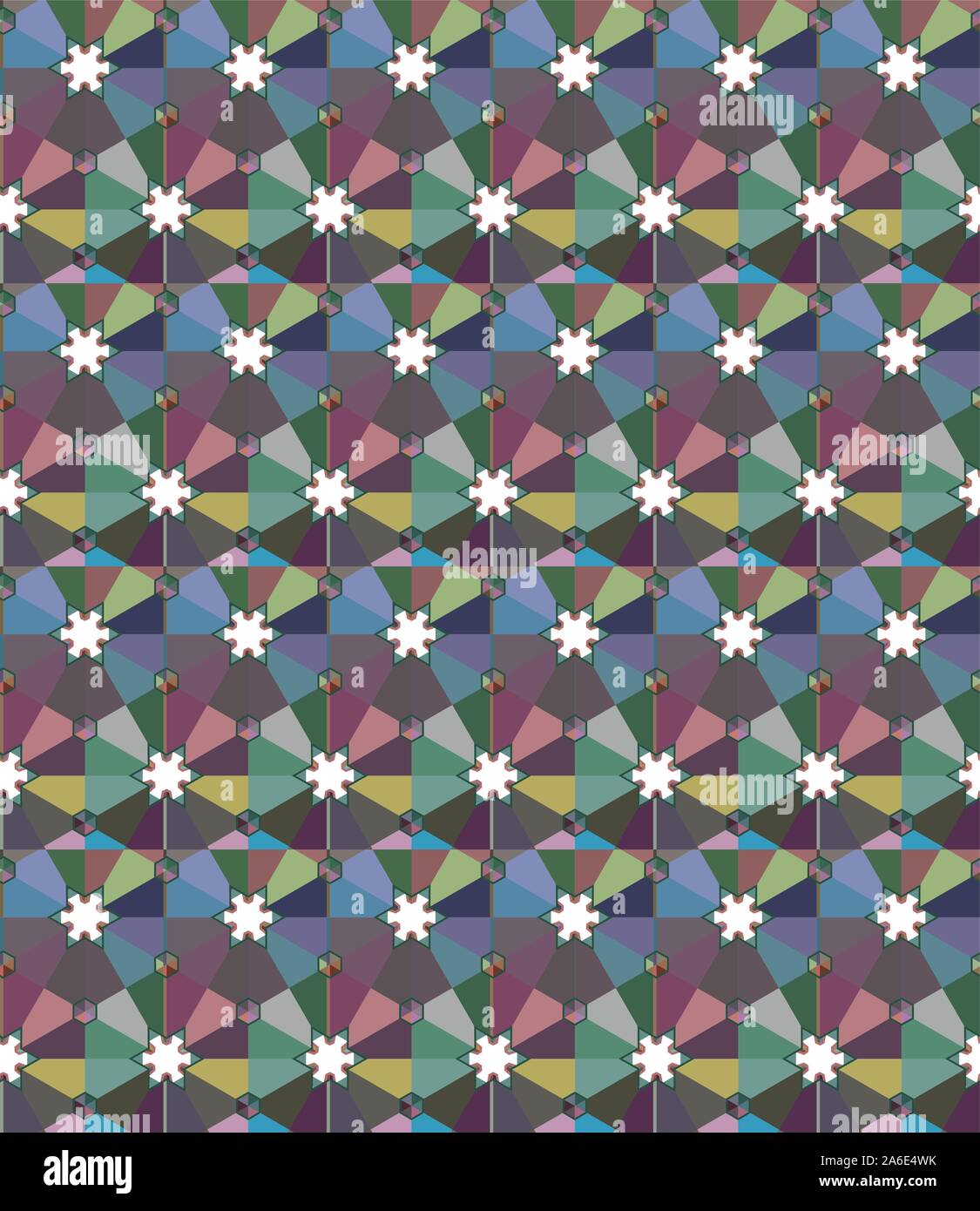 Geometric ornamental vector pattern. Seamless design texture Stock ...