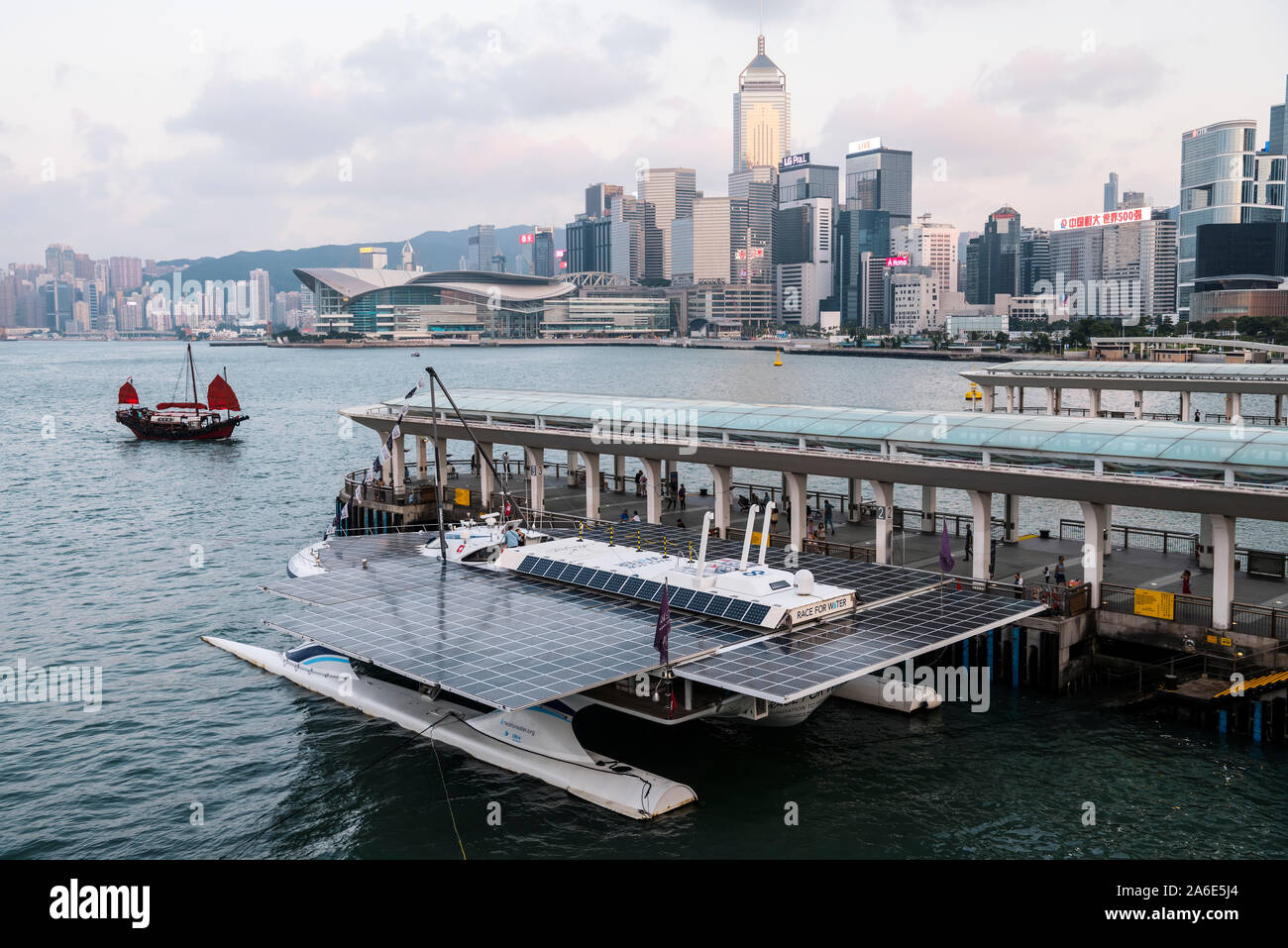 The RACE FOR WATER catamaran, the first 100% self sufficient solar ...