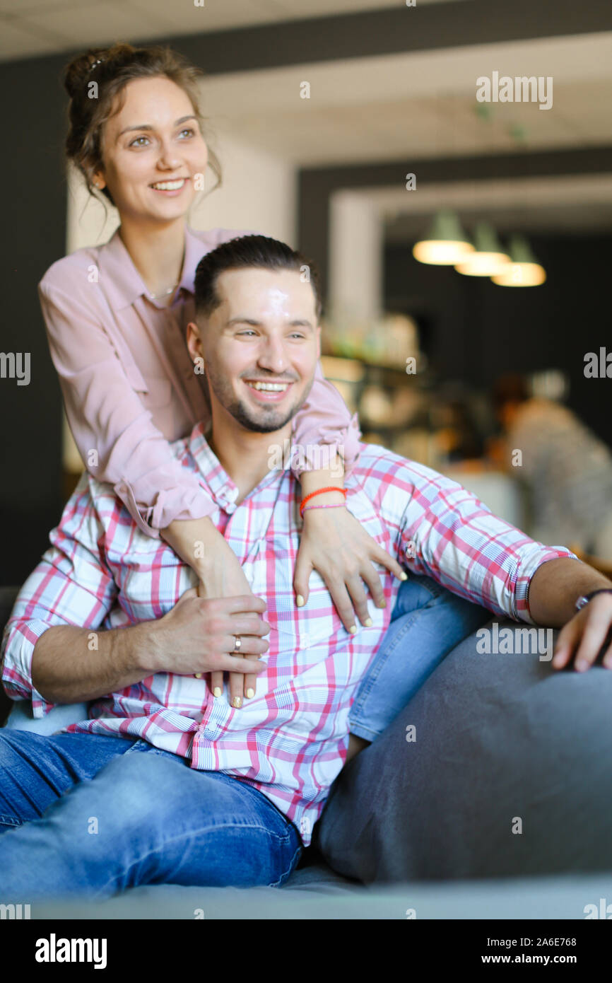 Handsome husband young wife hi-res stock photography and images - Alamy