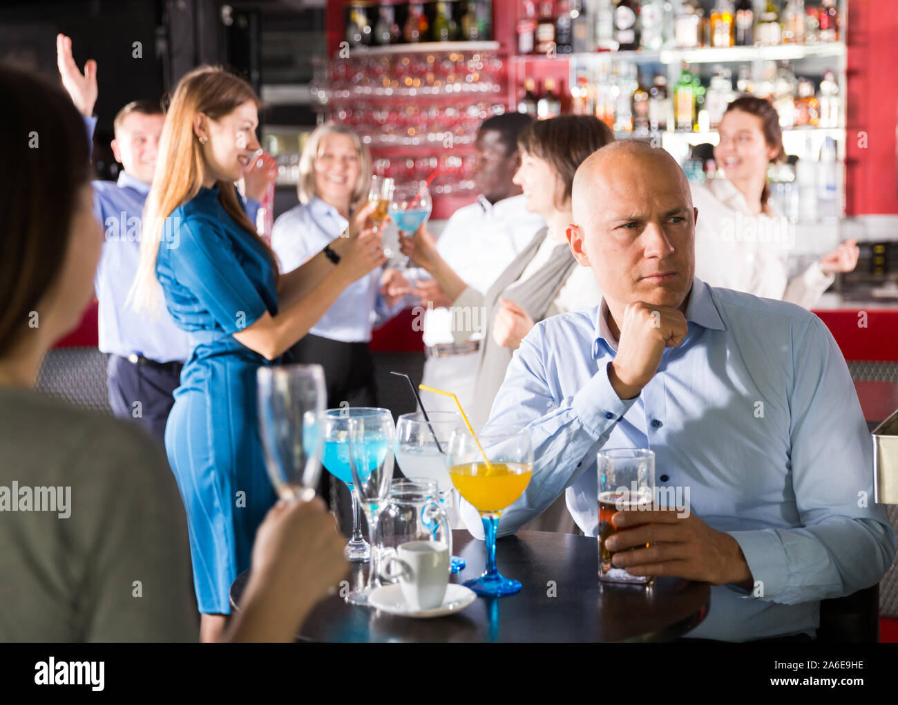 Table dancing club hi-res stock photography and images - Alamy