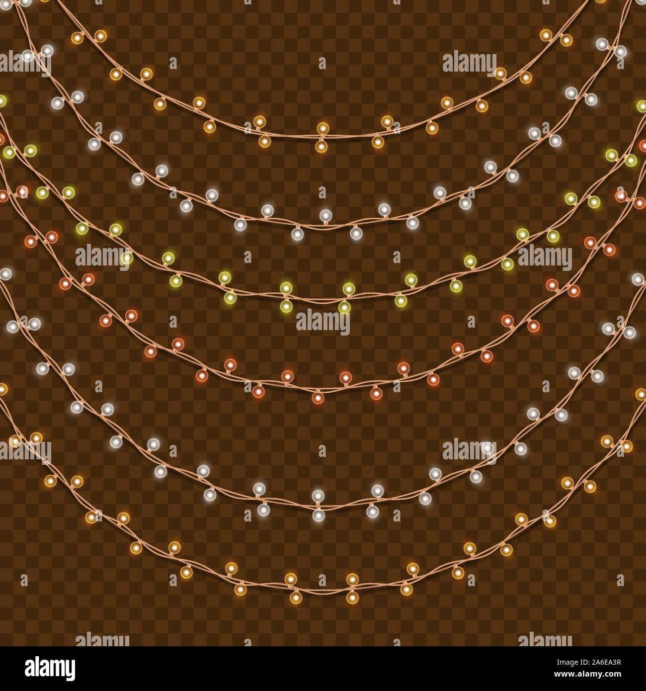 Party decoration lights Stock Vector Images - Alamy