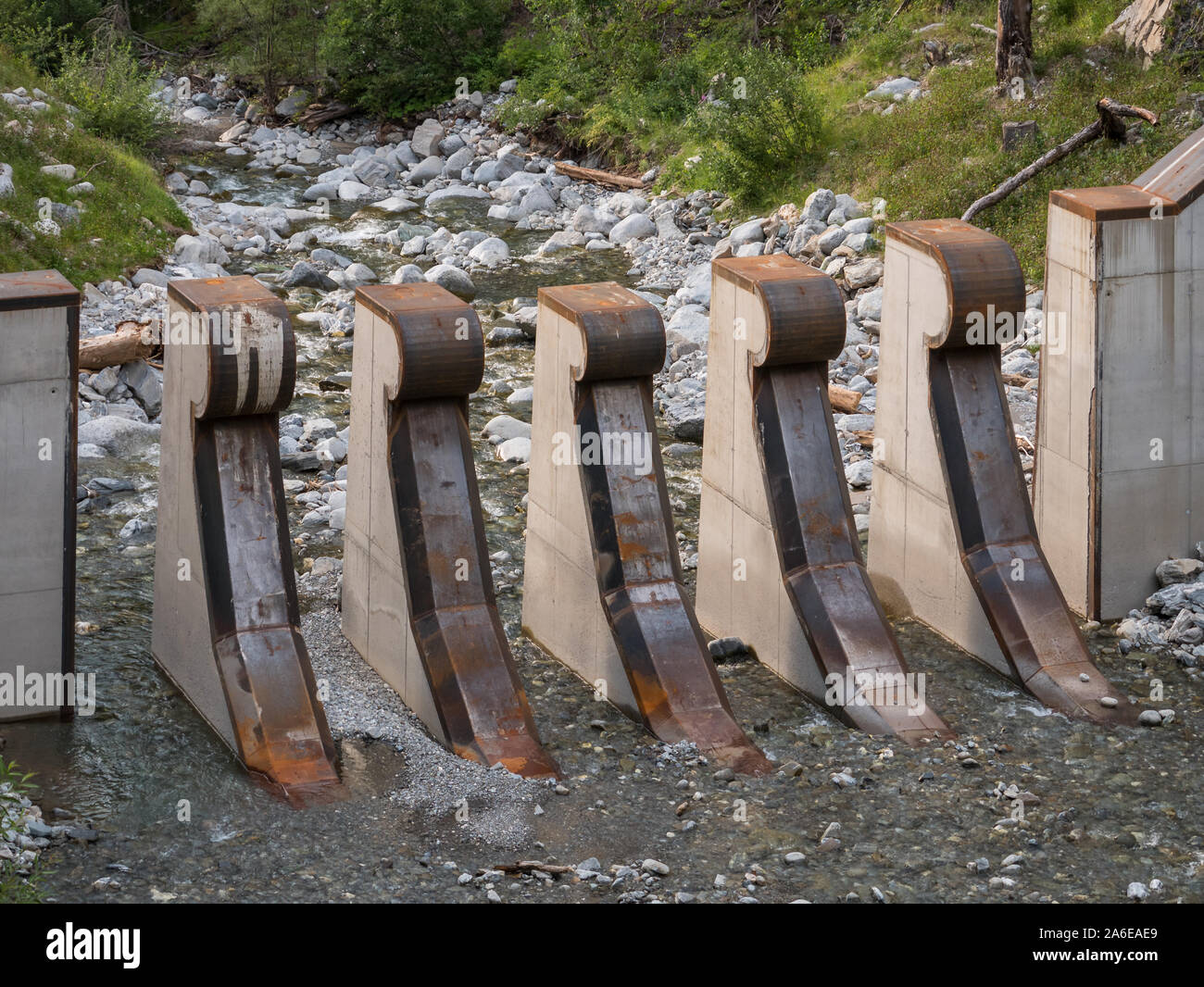Debris flow barrier hi-res stock photography and images - Alamy