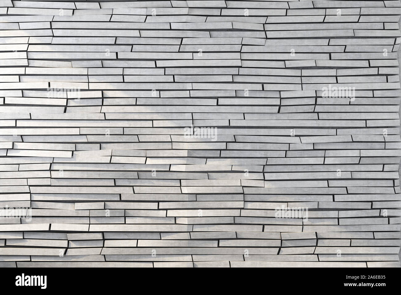 wall of many white polish stones. 3d rendering Stock Photo - Alamy