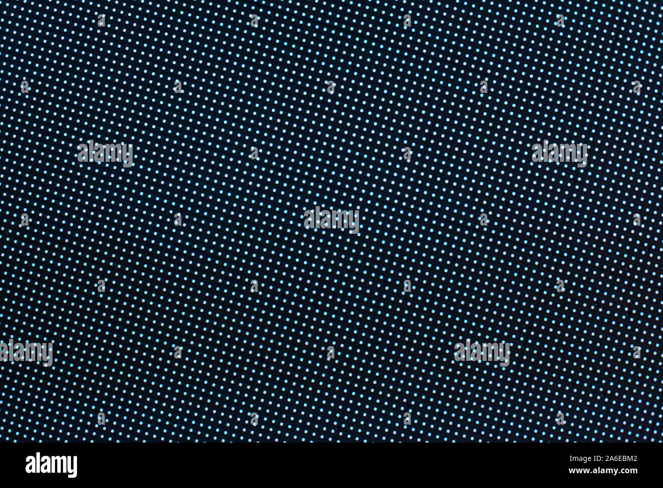 Abstract dark dotted texture background, blue neon light dots on black ...