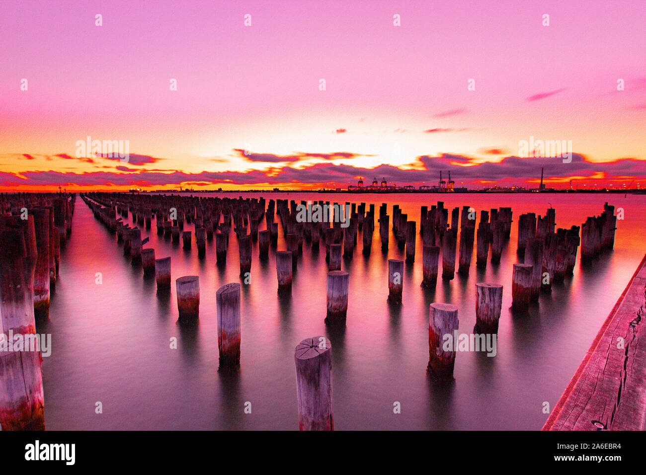 princes pier melbourne Stock Photo - Alamy
