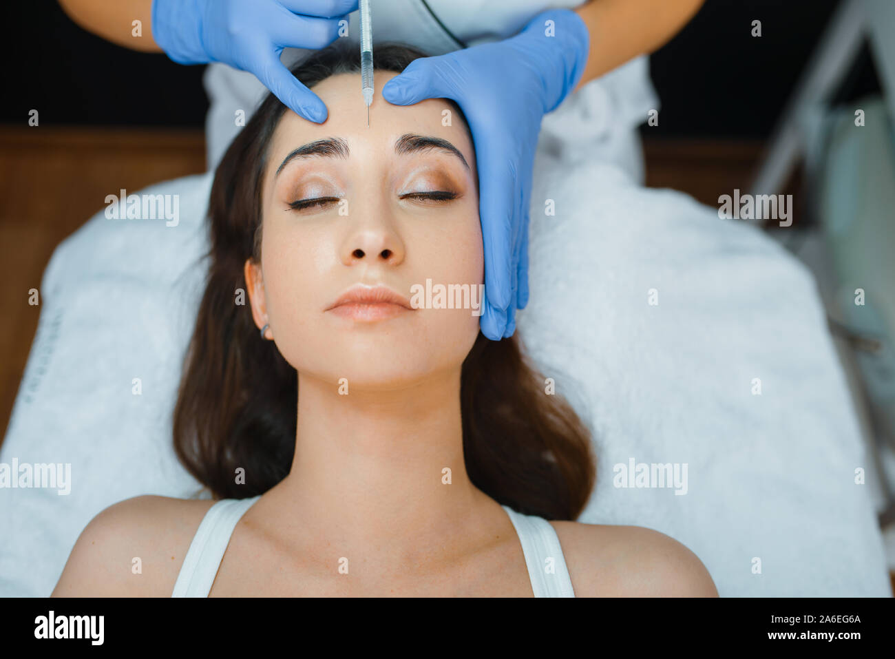 Face injections doctor hi-res stock photography and images - Alamy