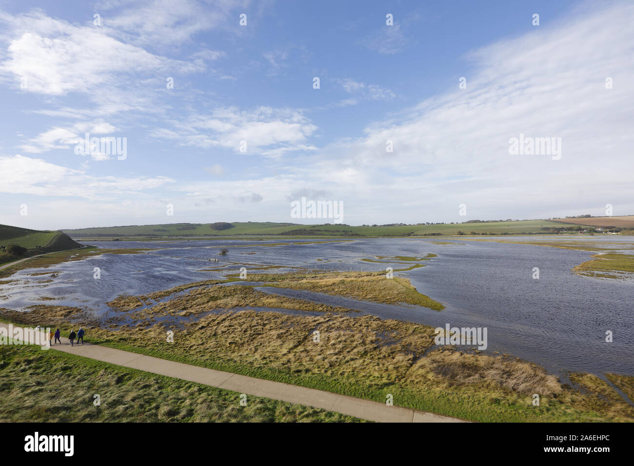 Cuckmere river flooding hi-res stock photography and images - Alamy