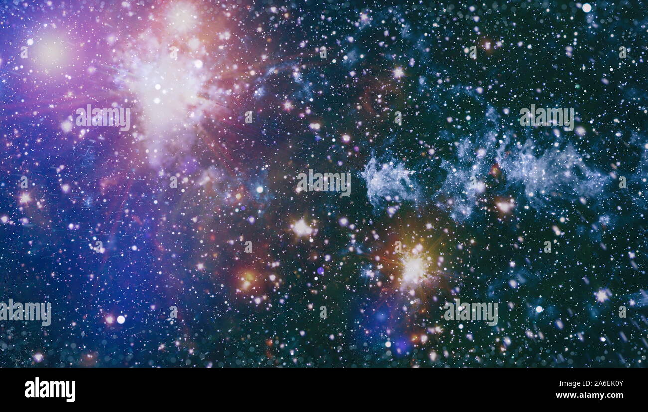 Sparkle shinny blue star particle motion on black background, starlight ...
