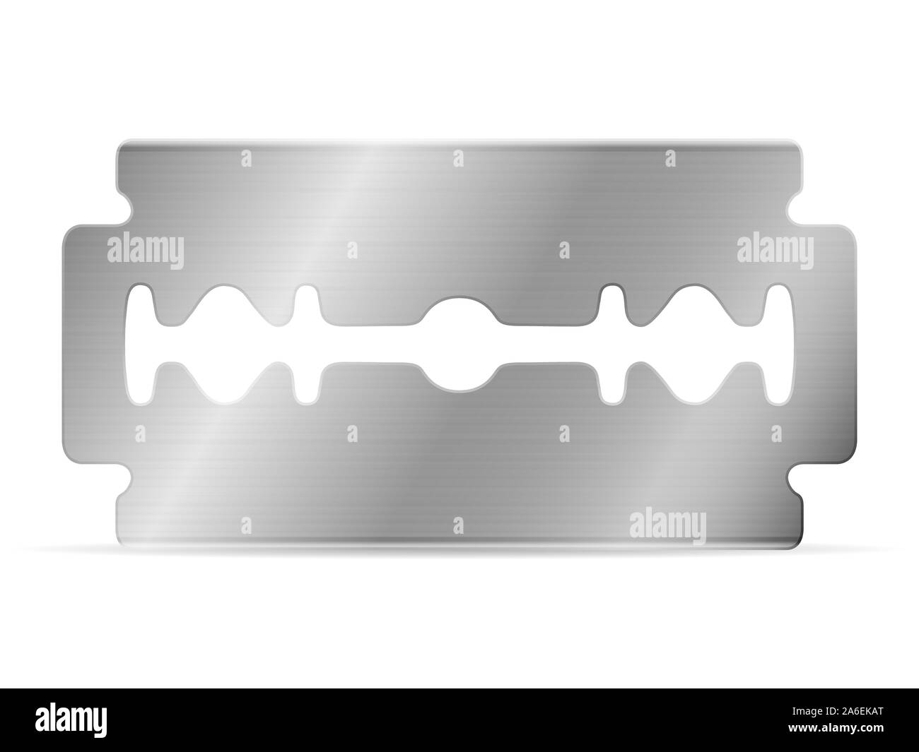 Blade razor on a white background. Vector illustration Stock Photo - Alamy