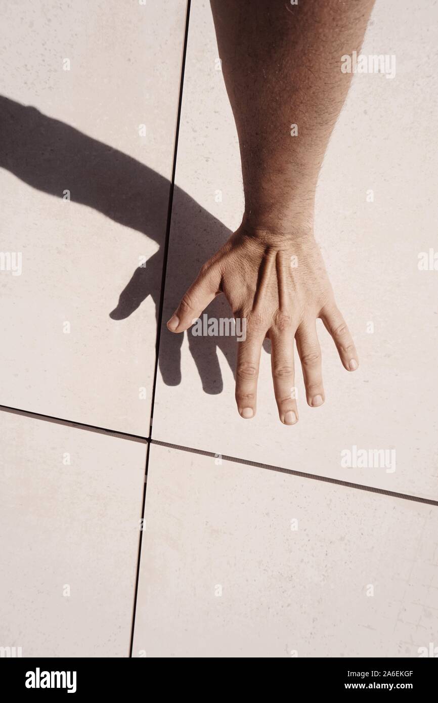 Arm silhouette hi-res stock photography and images - Alamy