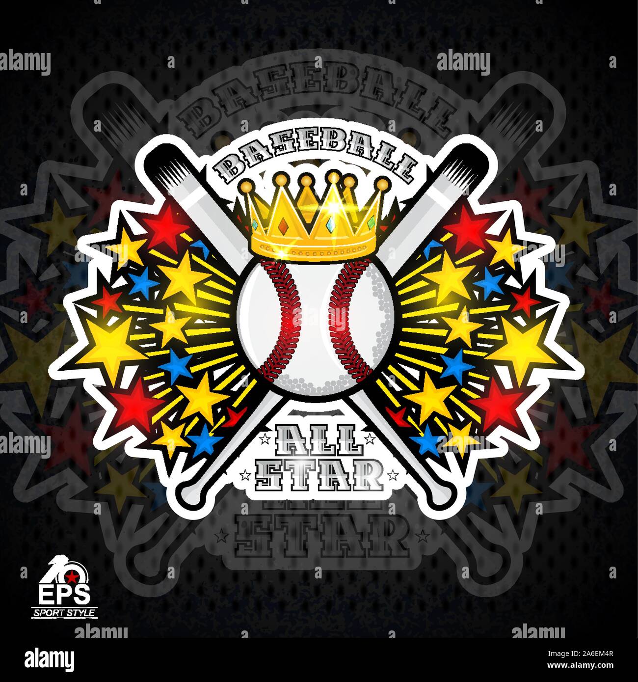 Emblem stars orange Stock Vector Images - Alamy