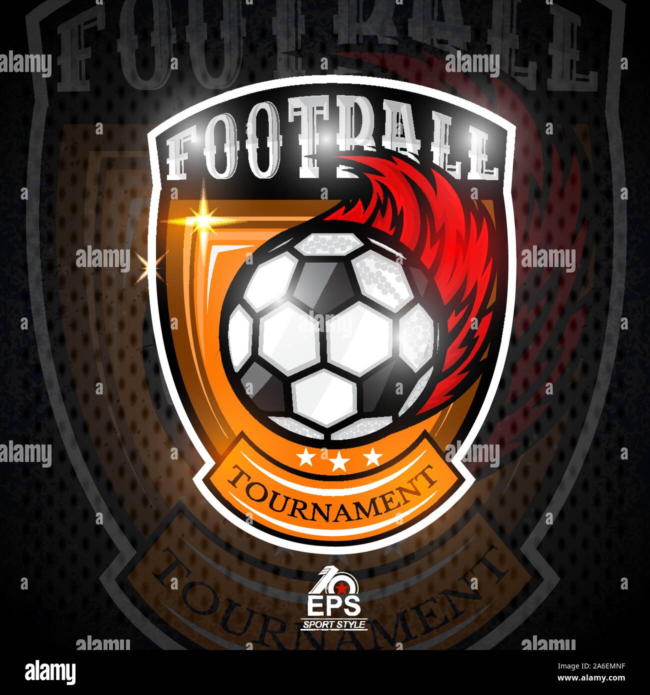 Fire Soccer Ball Logo