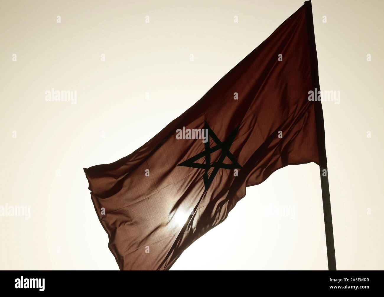 Morrocan flag hi-res stock photography and images - Alamy