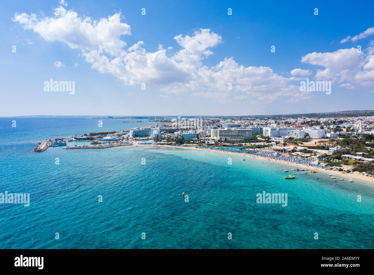 Aerial panorama marine resort beach hi-res stock photography and images ...