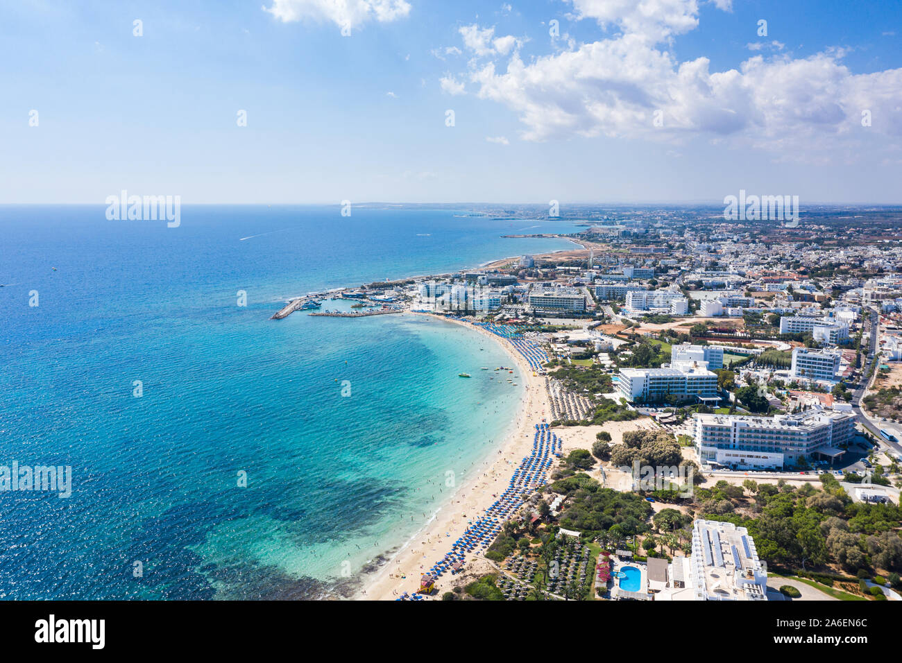 Aerial panorama marine resort beach hi-res stock photography and images ...