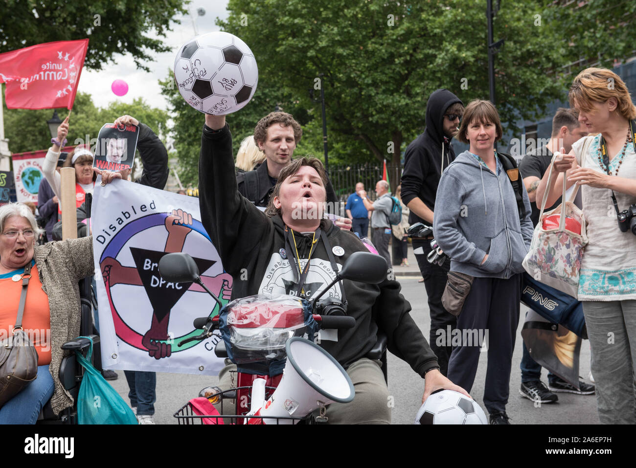Disabled people against cuts hi-res stock photography and images - Alamy