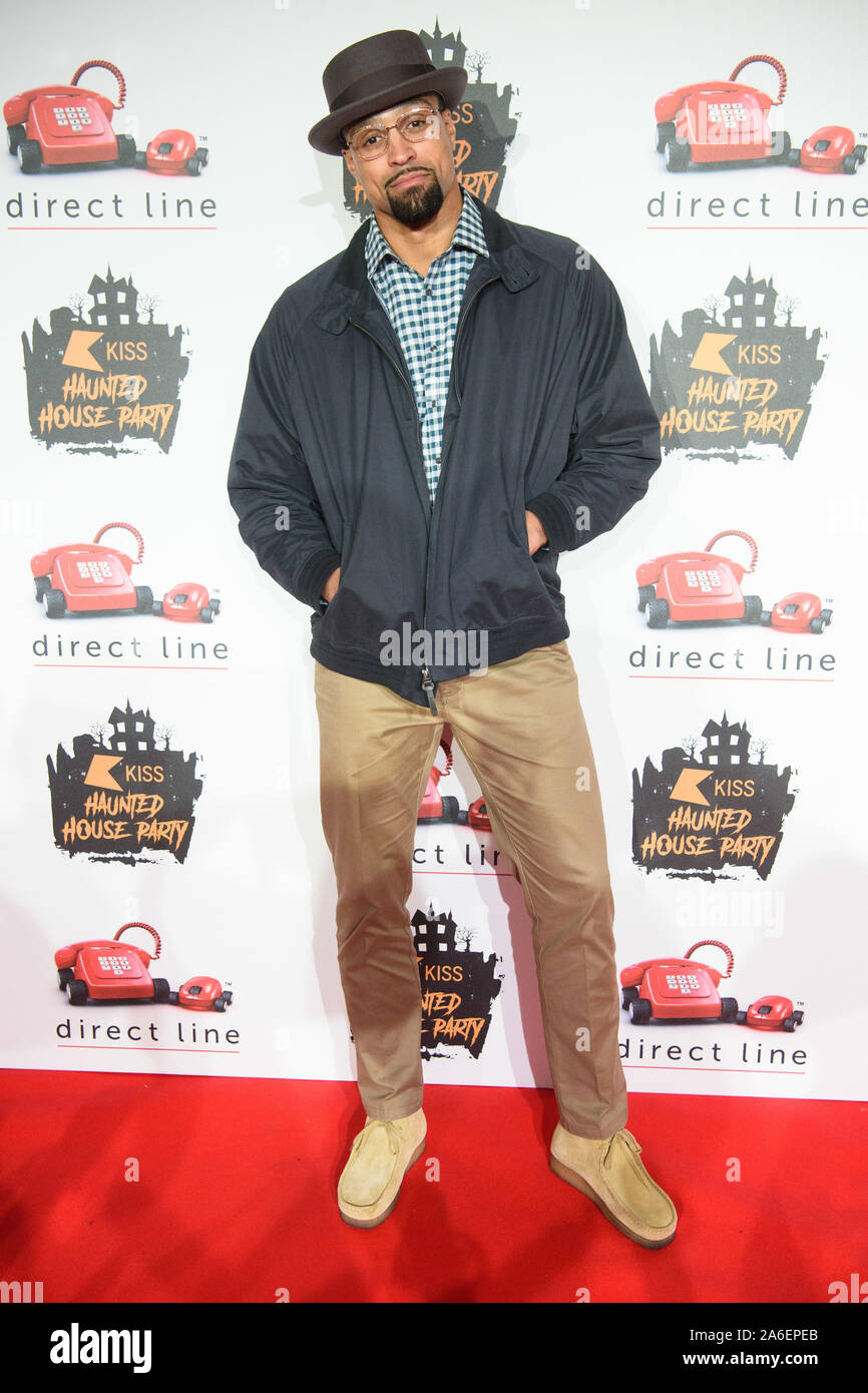 Ashley Banjo arriving at the Kiss Haunted House Party held at the SSE ...