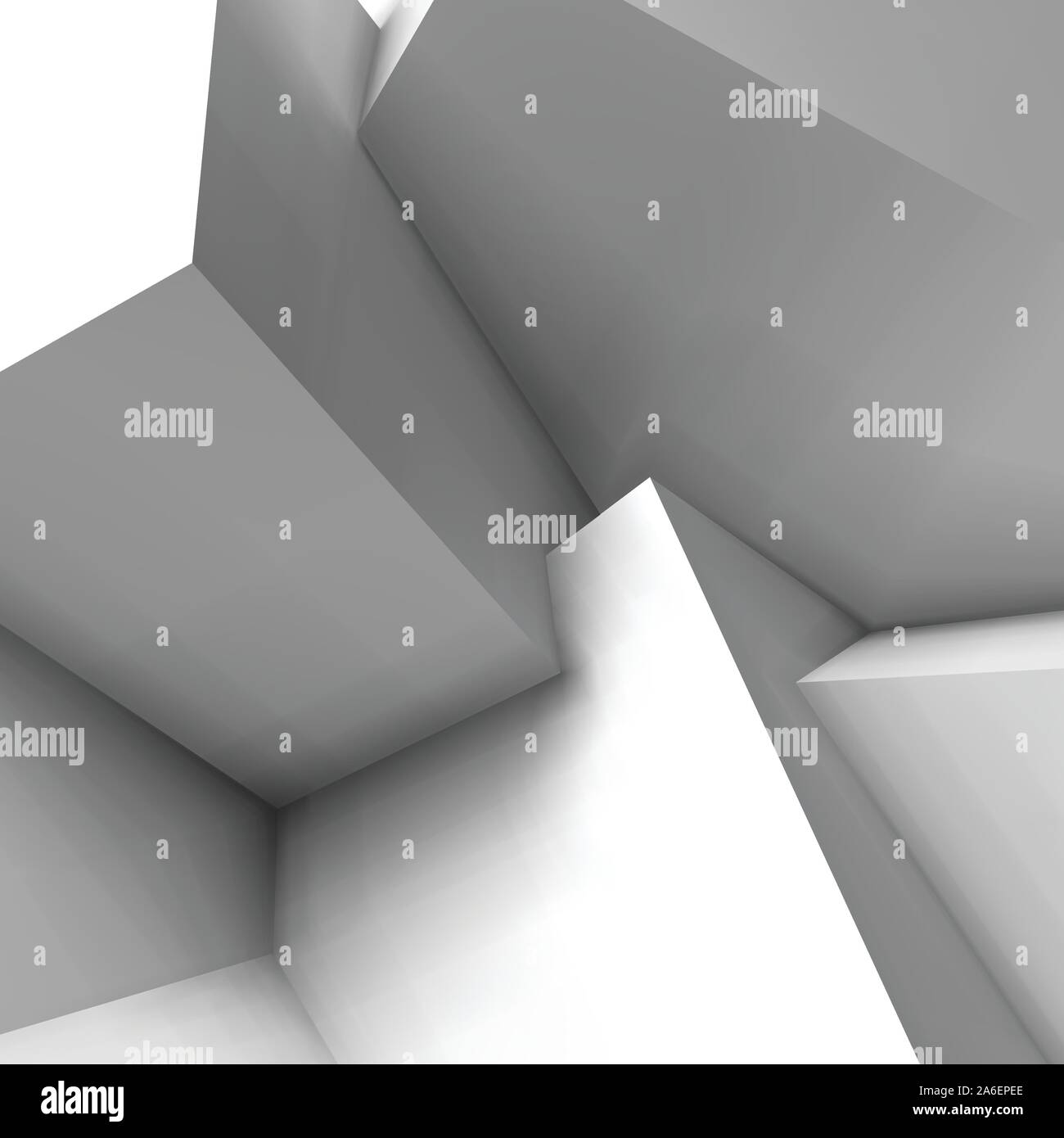 Abstract geometric background with overlapping cubes Stock Vector Image ...