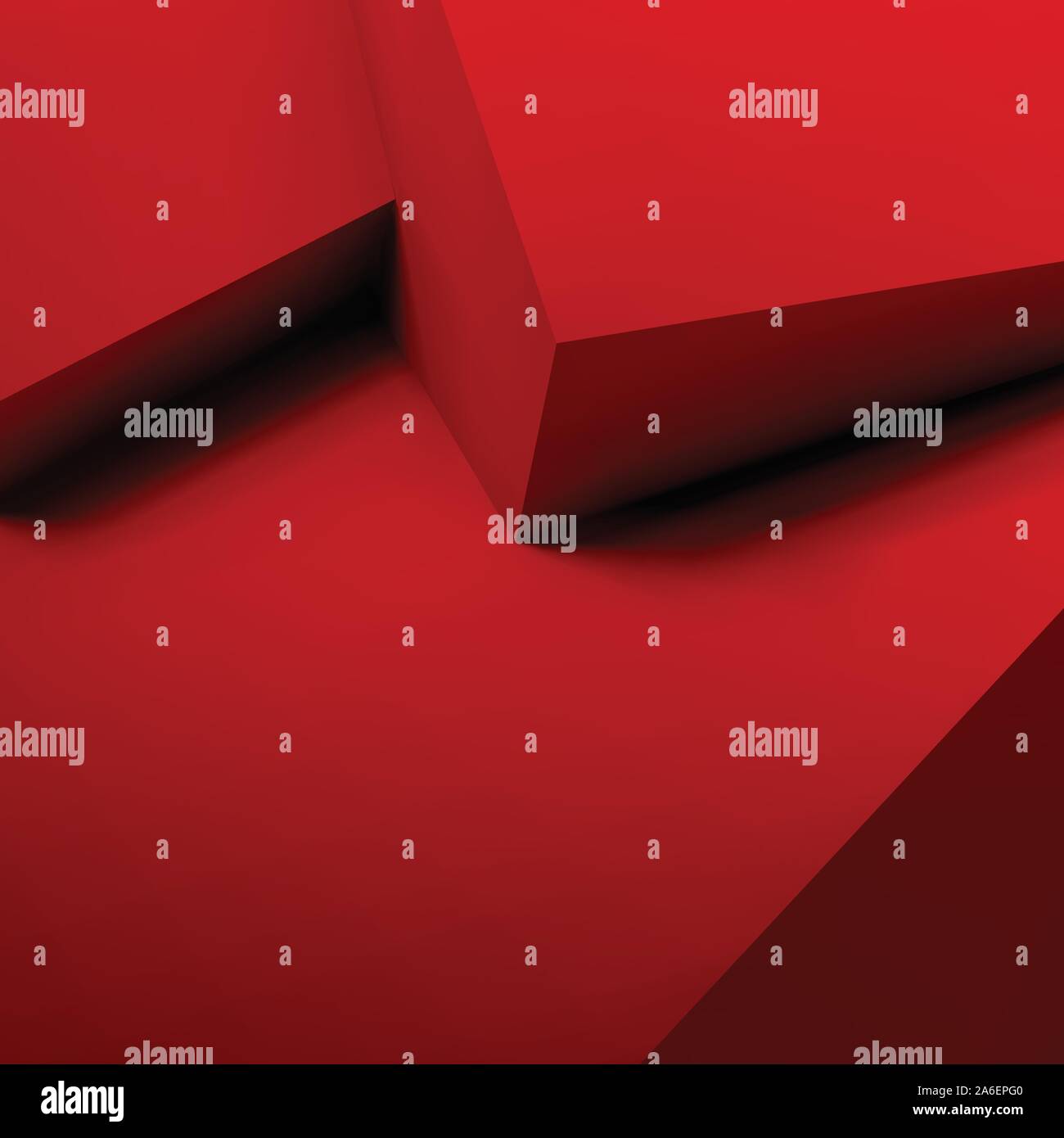 Abstract background with overlapping red cubes Stock Vector Image & Art ...