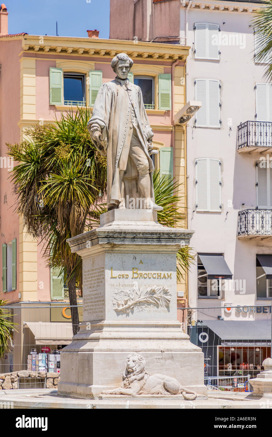 A typical view in Cannes in France Stock Photo - Alamy