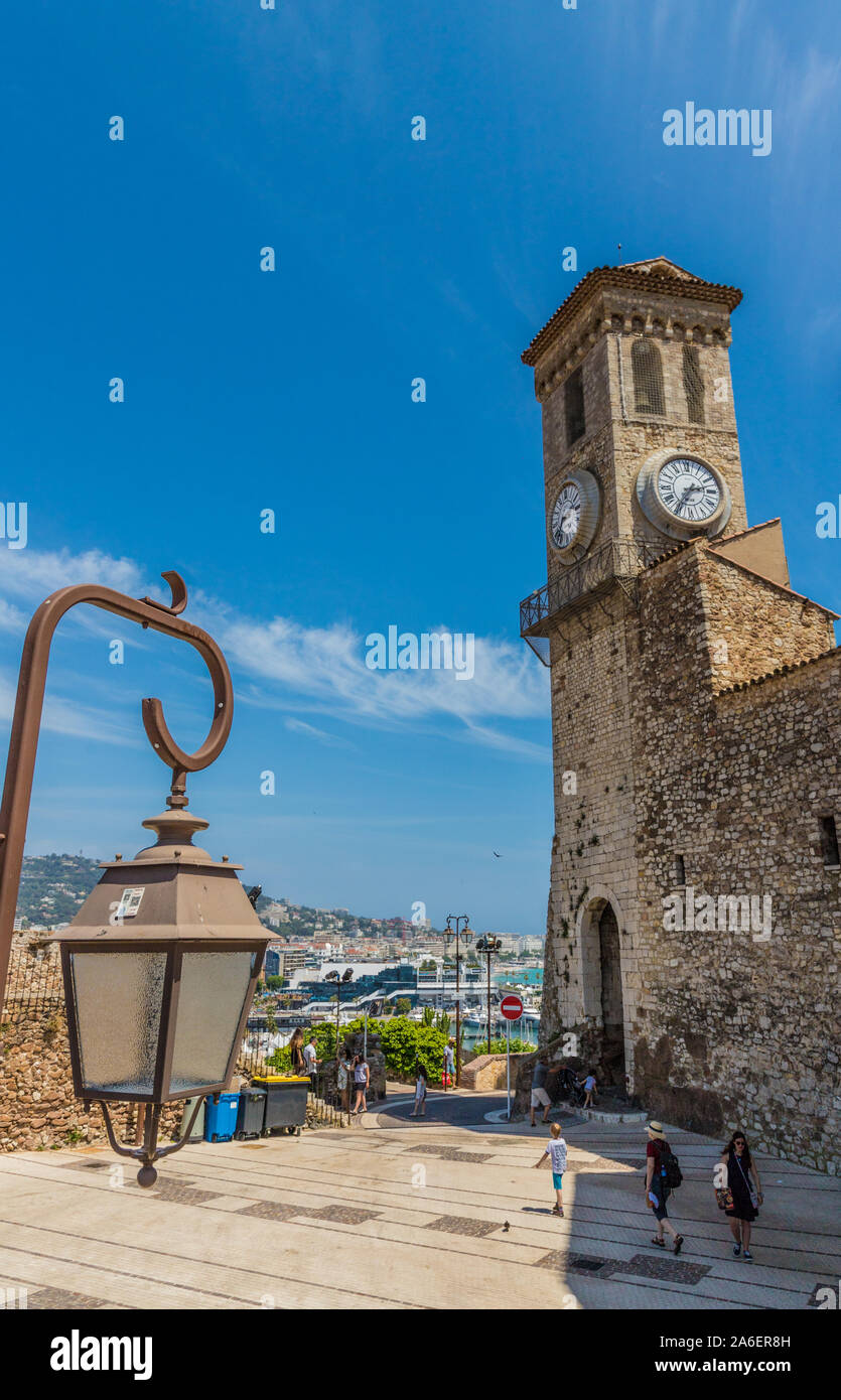 A typical view in Cannes in France Stock Photo - Alamy