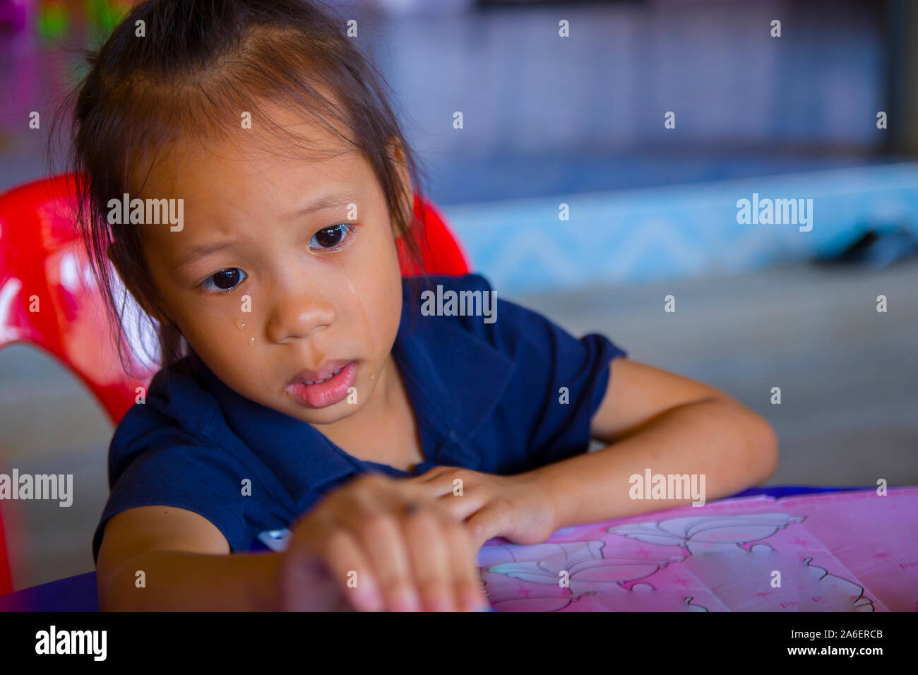 The Sadness of the Lovely Asian kid crying, Asian little girl crying ...