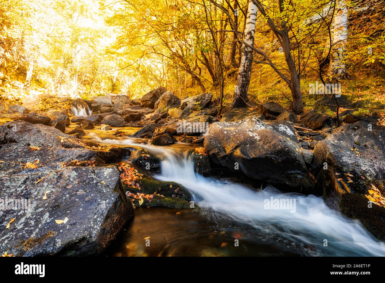Autumn in balkan mountains in hi-res stock photography and images - Alamy