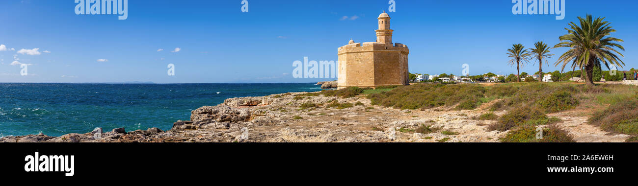 Castell de Sant Nicolau, the 17th century fortress at the entrance of ...