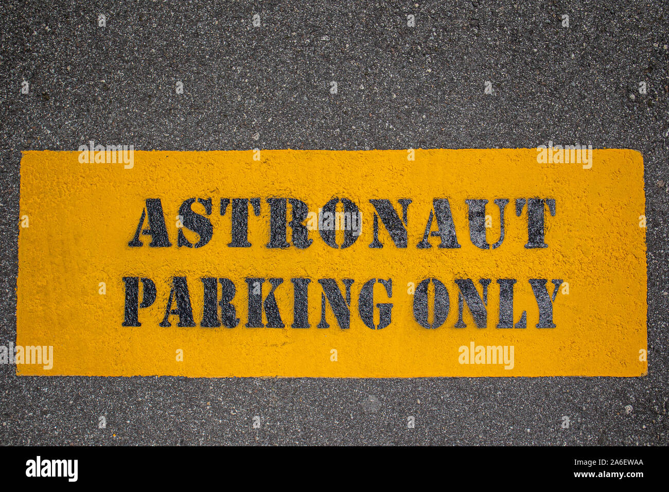 Designated parking spot for Astronauts at Cape Canaveral, Florida Stock ...