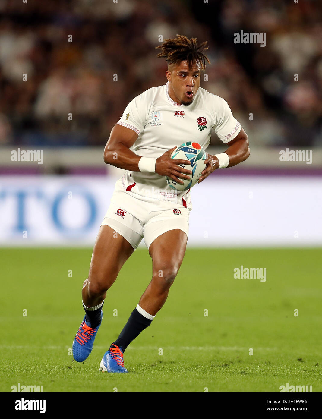 England's Anthony Watson during the 2019 Rugby World Cup Semi Final ...