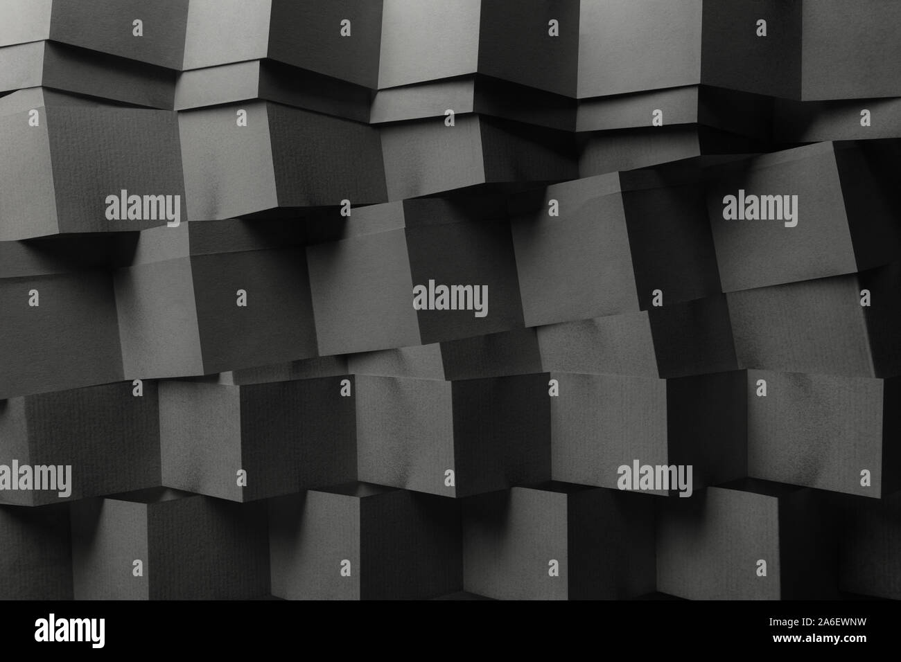 Abstract geometric composition with elements of paper, background Stock ...