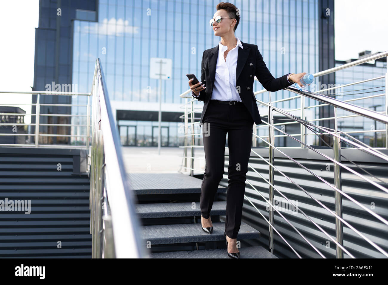 Portrait of a successful businesswoman, female professional Stock Photo ...