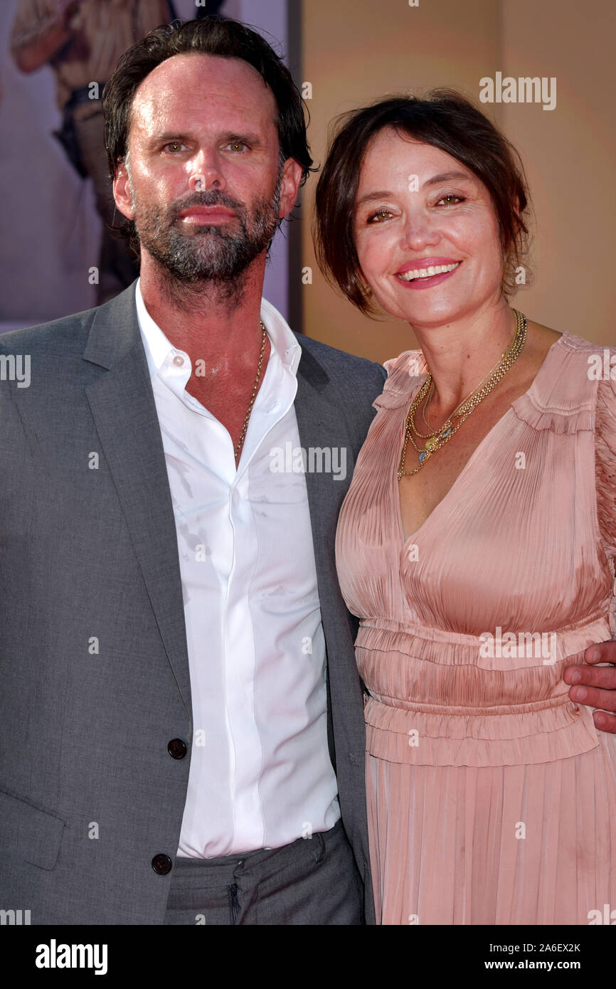 HOLLYWOOD, CALIFORNIA - JULY 22: Walton Goggins and Nadia Googins ...