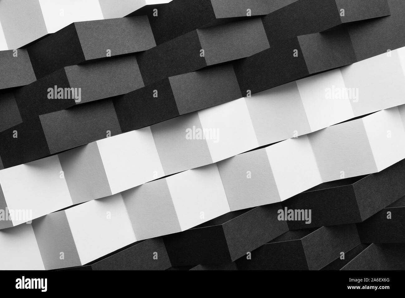 Abstract geometric composition with elements of paper, background Stock ...
