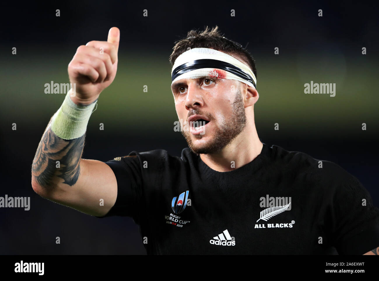 New Zealand's TJ Perenara during the 2019 Rugby World Cup Semi Final ...