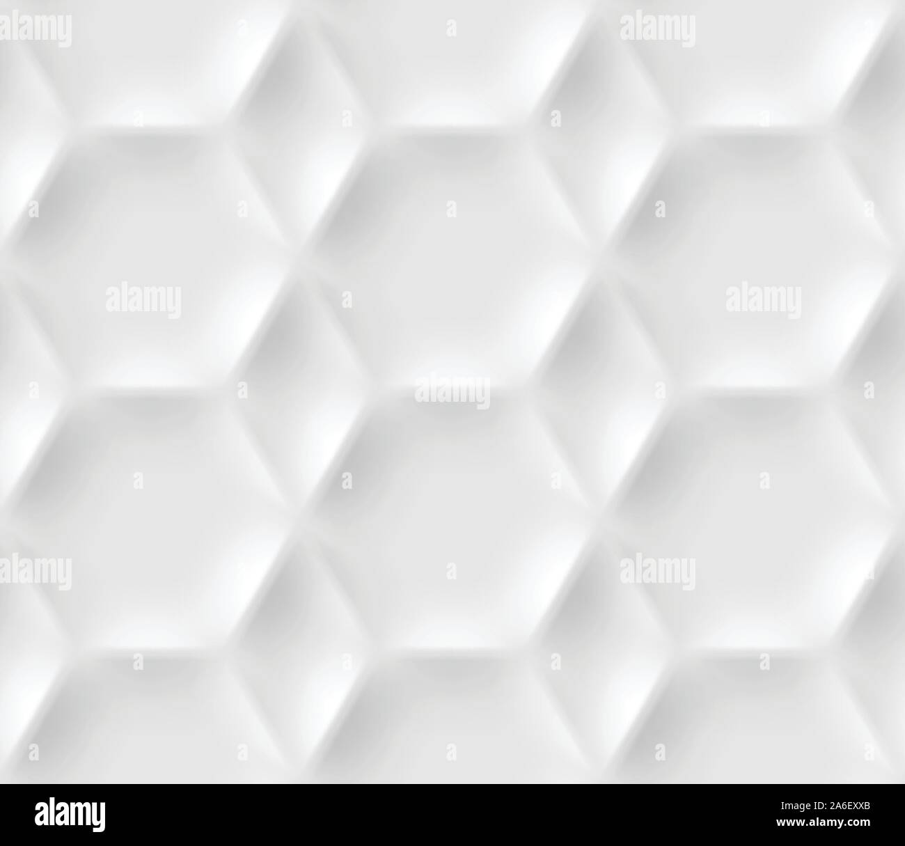 Seamless pattern with hexagonal cells made from shadows and lights in ...