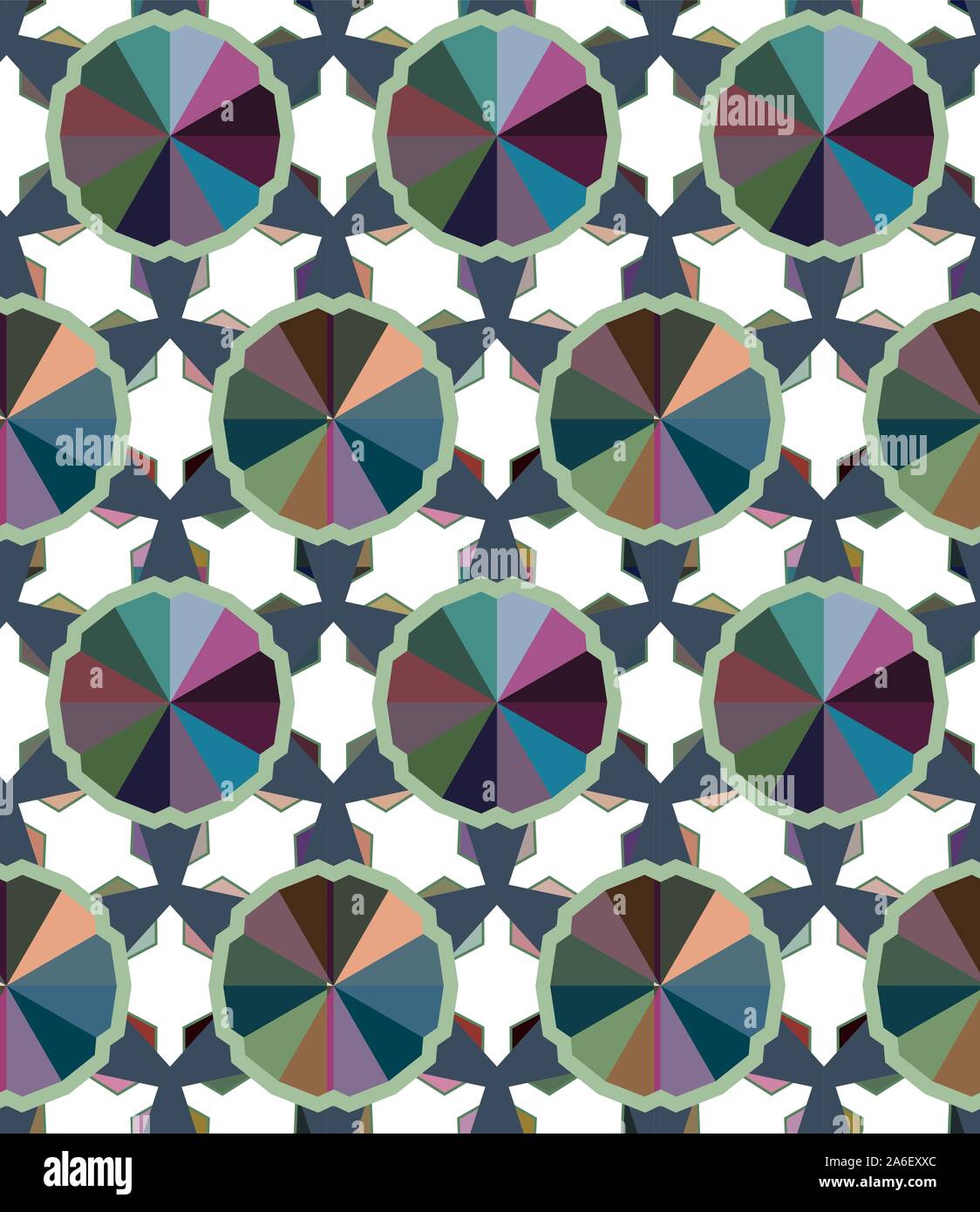 Seamless geometric ornamental vector pattern. Abstract background Stock ...