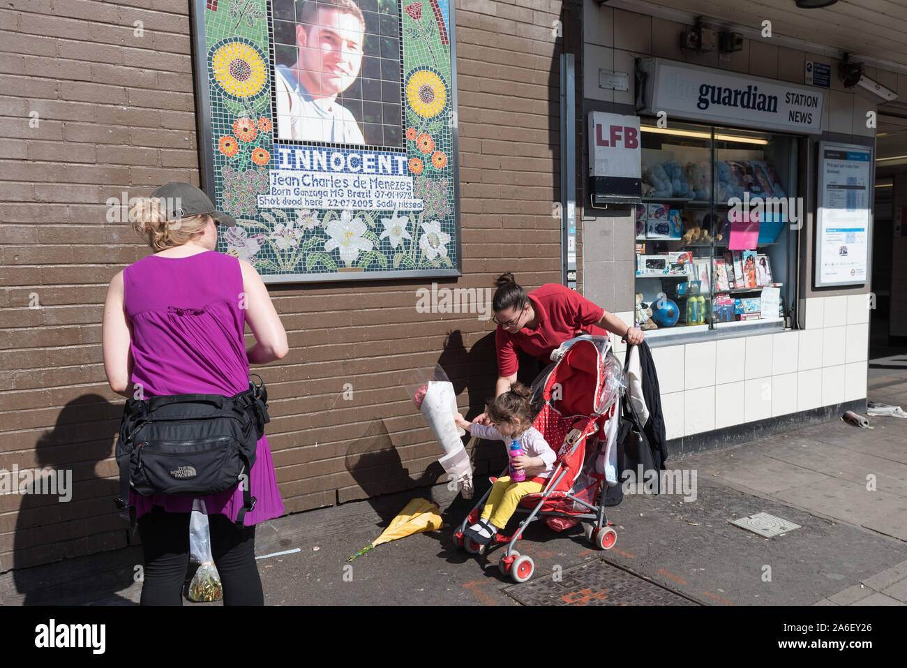 Stockwell Underground Station, London, UK. 22nd July, 2015. On the ...
