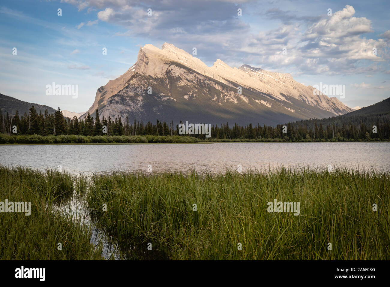 Mount Rundle in Banff National Park, Canada Stock Photo - Alamy