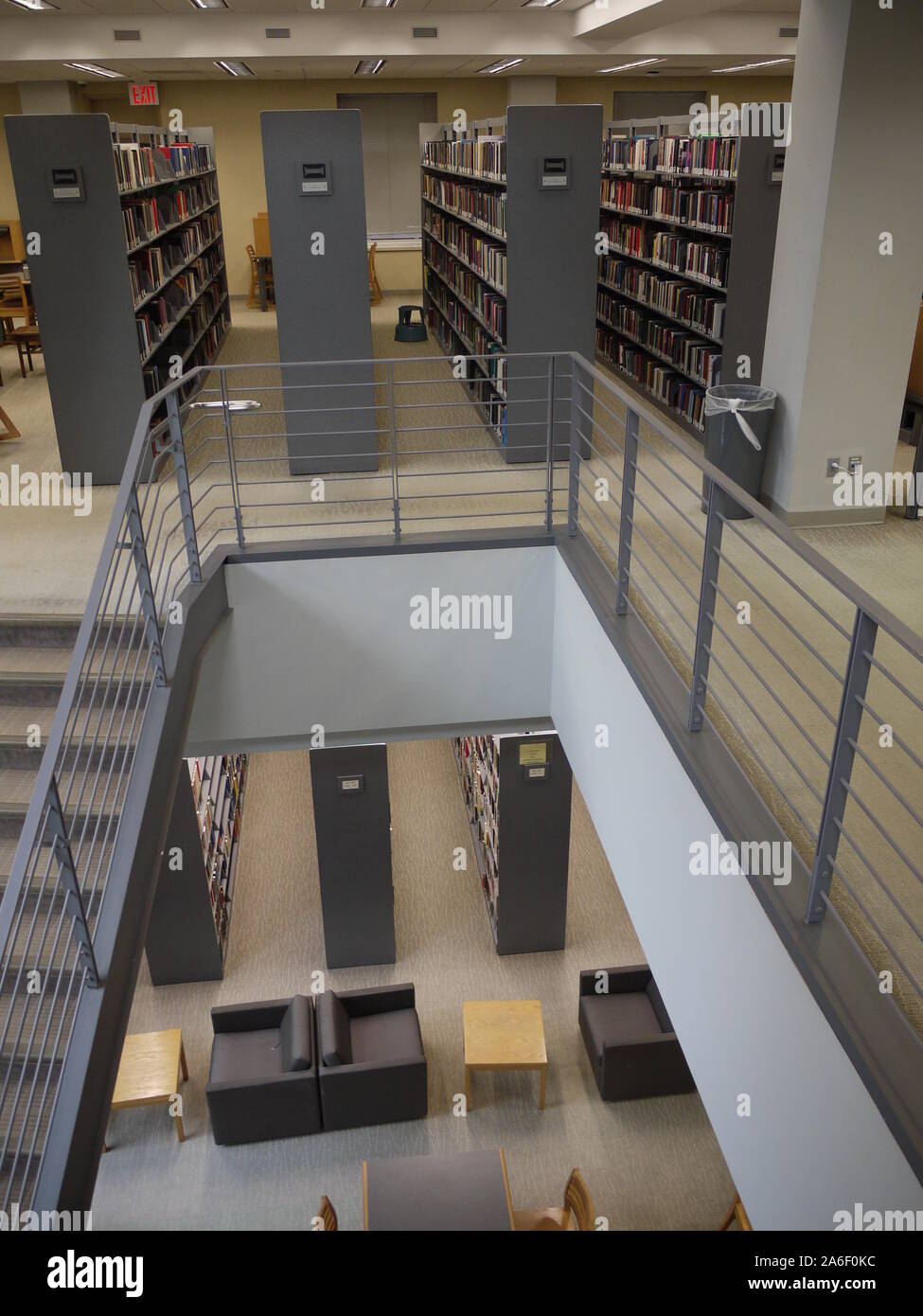 Library of Manhattan College in New York Stock Photo - Alamy