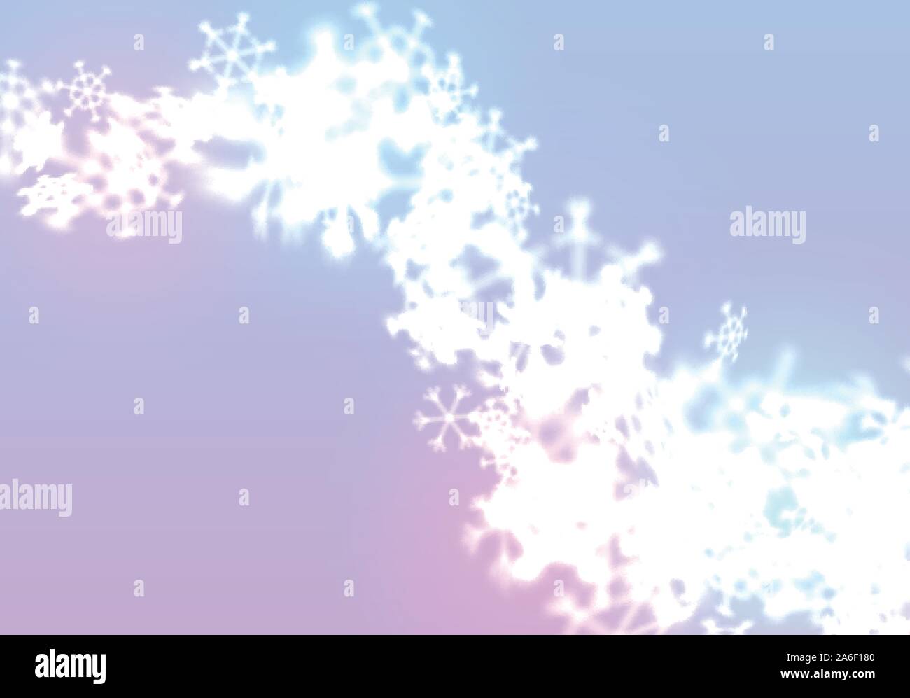 Christmas snowflakes background with falling and swirling snow Stock ...