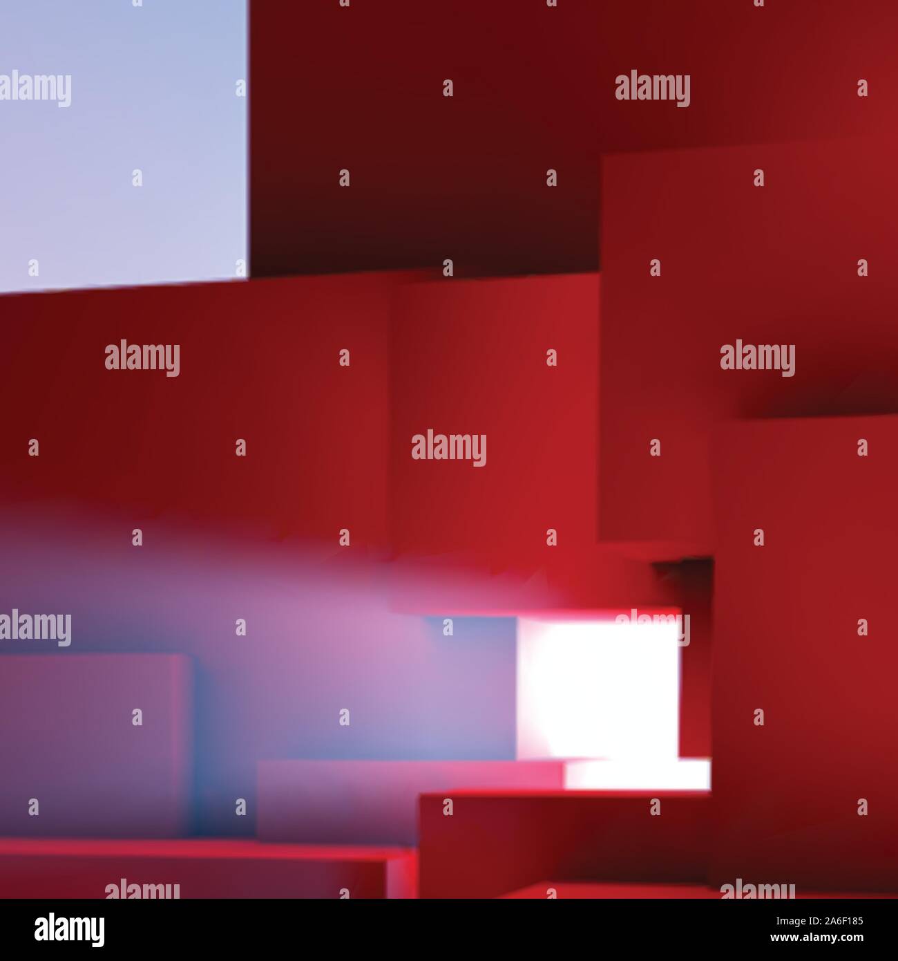 Abstract background with overlapping geometric cubes Stock Vector Image ...