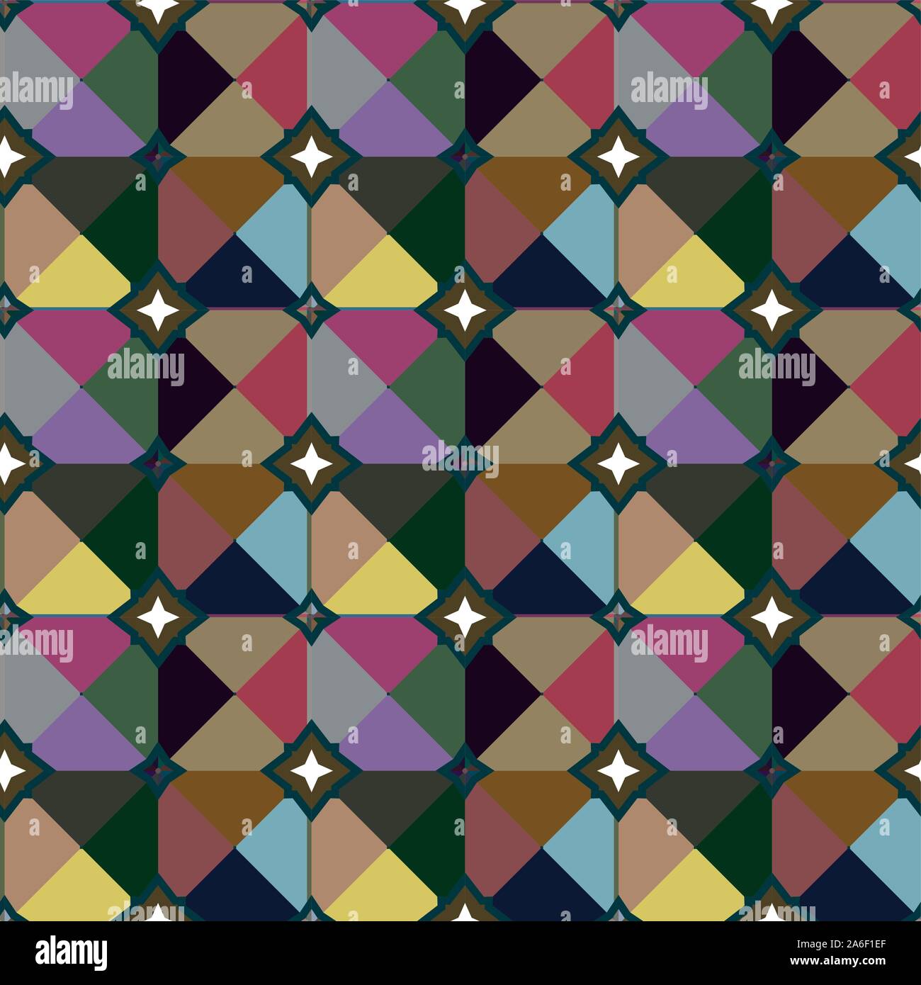 Geometric ornamental vector pattern. Seamless design texture Stock ...